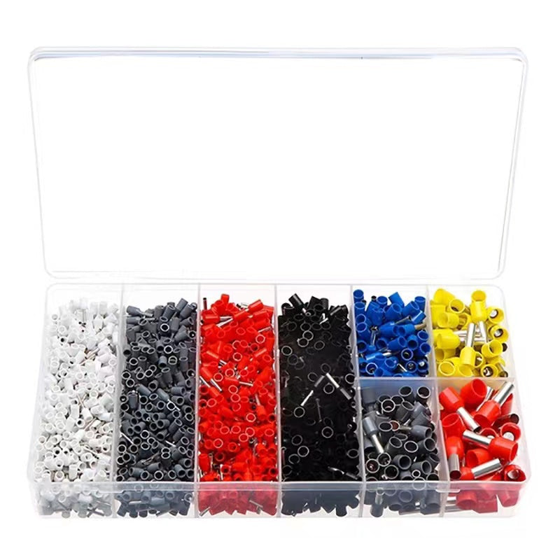1800pcs Tube Terminal Crimping Tools Ferrule Crimping Pliers Tube Term
