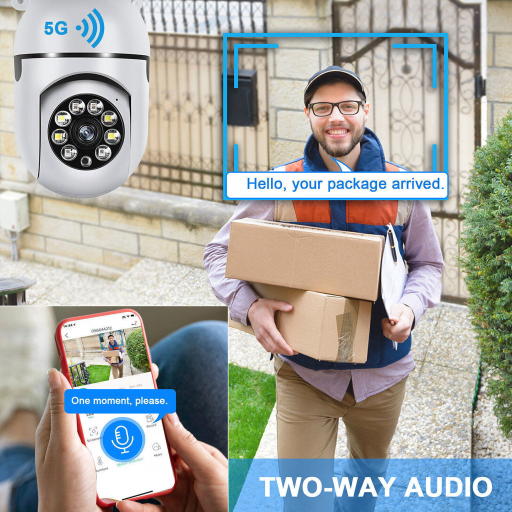 1080P WIFI IP Camera Wireless Outdoor CCTV HD PTZ Smart Home Security