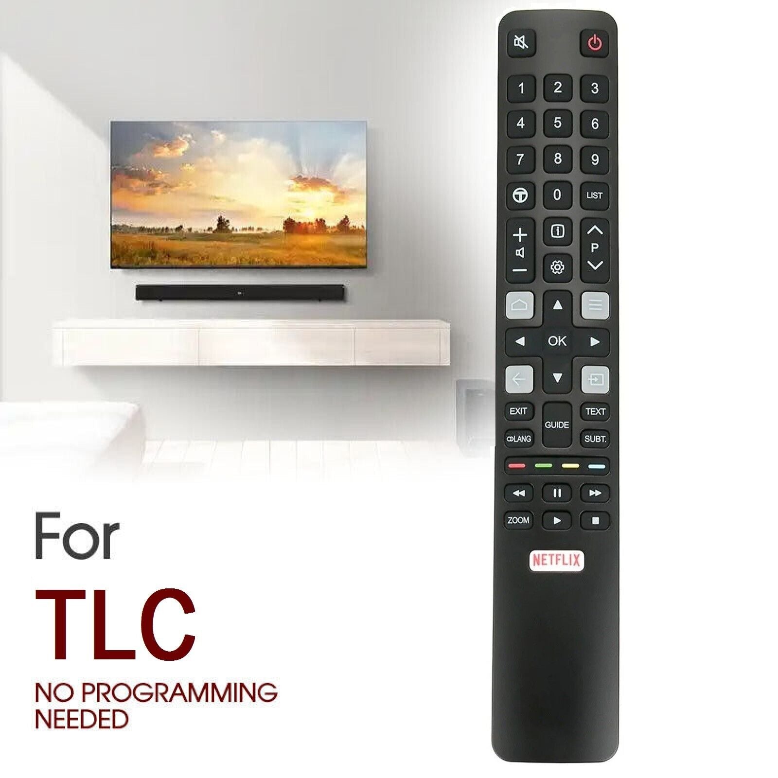 For TCL TV FFALCON TV Remote RC802N ARC802N YUI1 for TCL 65C2US 75C2US