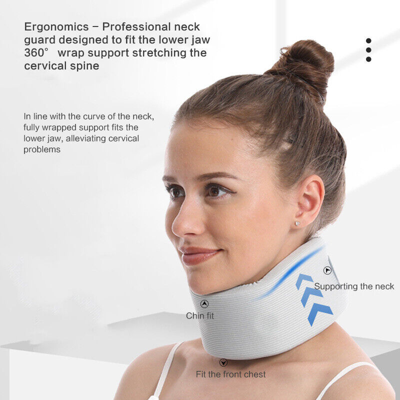 Soft Sponge Neck Support Pillowcase Cervical Collar Pain Traction Neck