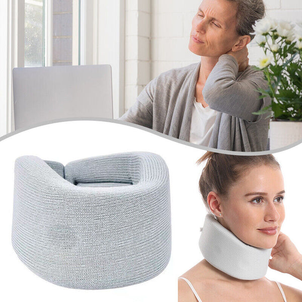 Soft Sponge Neck Support Pillowcase Cervical Collar Pain Traction Neck ...