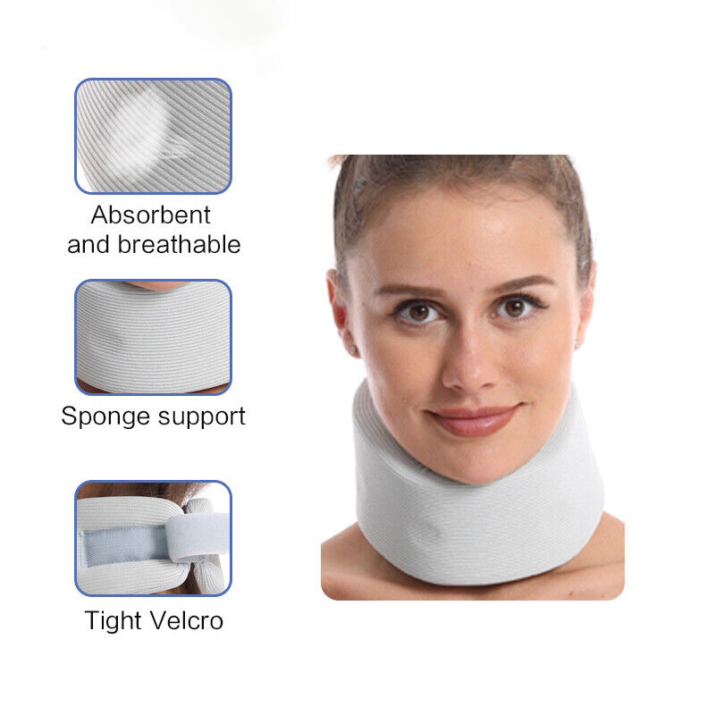 Soft Sponge Neck Support Pillowcase Cervical Collar Pain Traction Neck