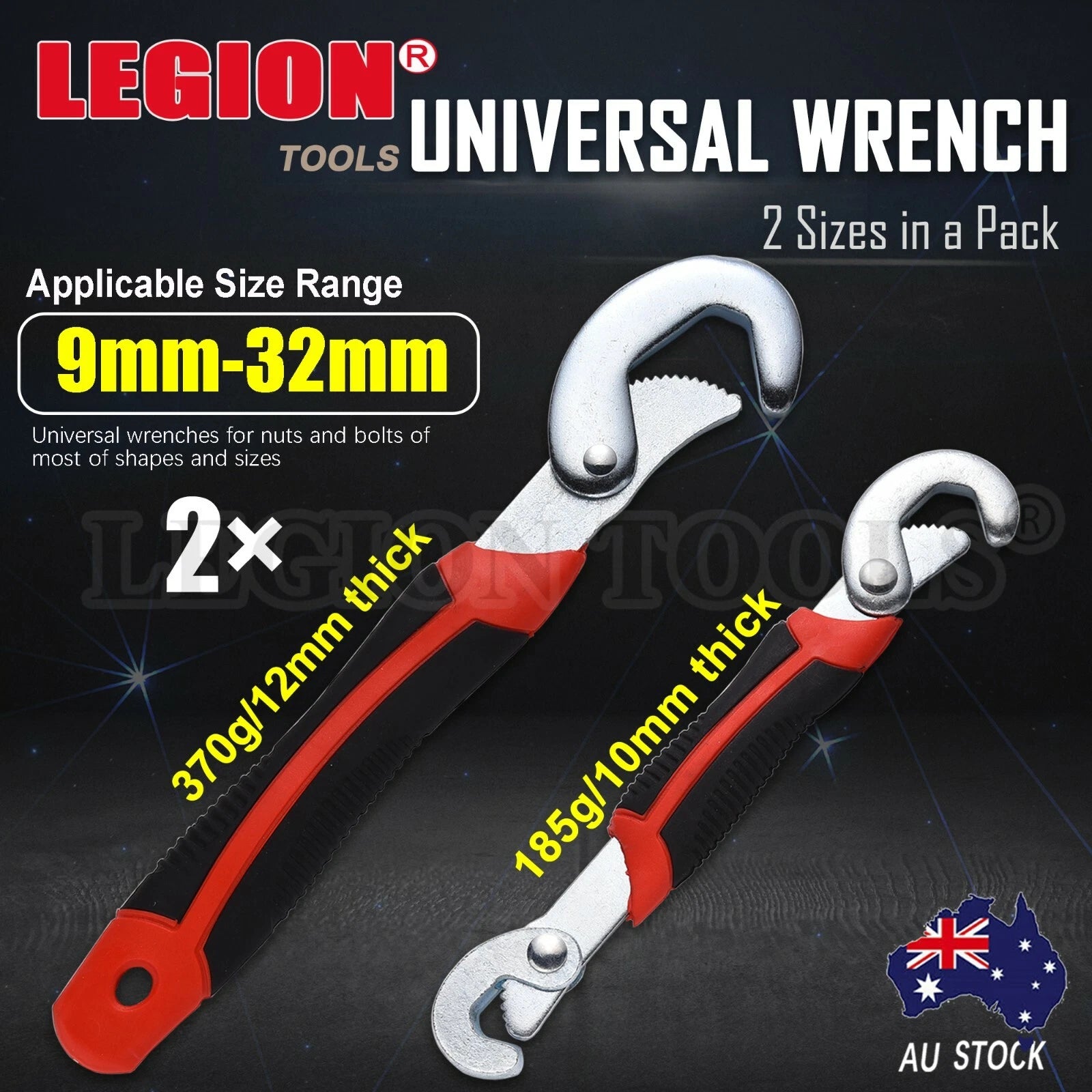 Universal Wrench Quick Snap and Grip Adjustable Spanner Multi-function ...