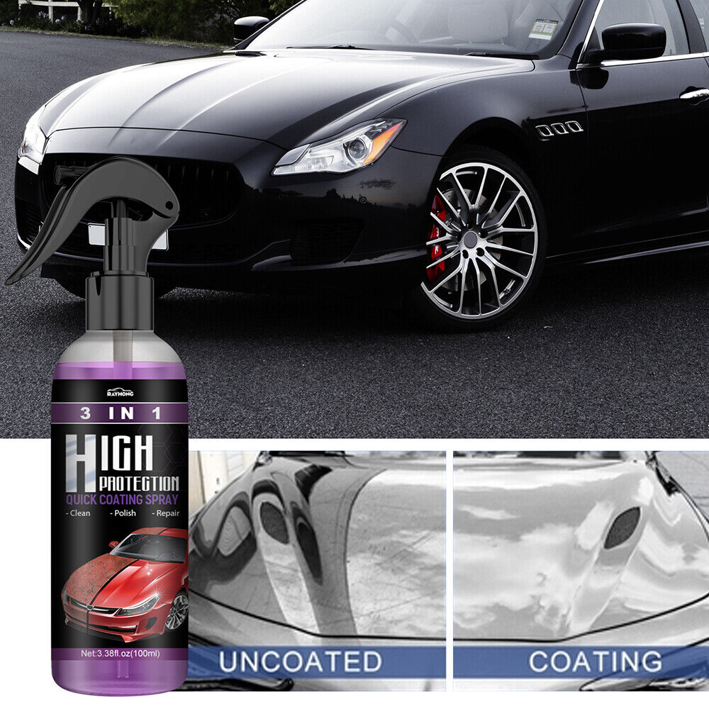 3 in 1 100ml High Protection quick Car Coat Ceramic Coating Spray Hydr