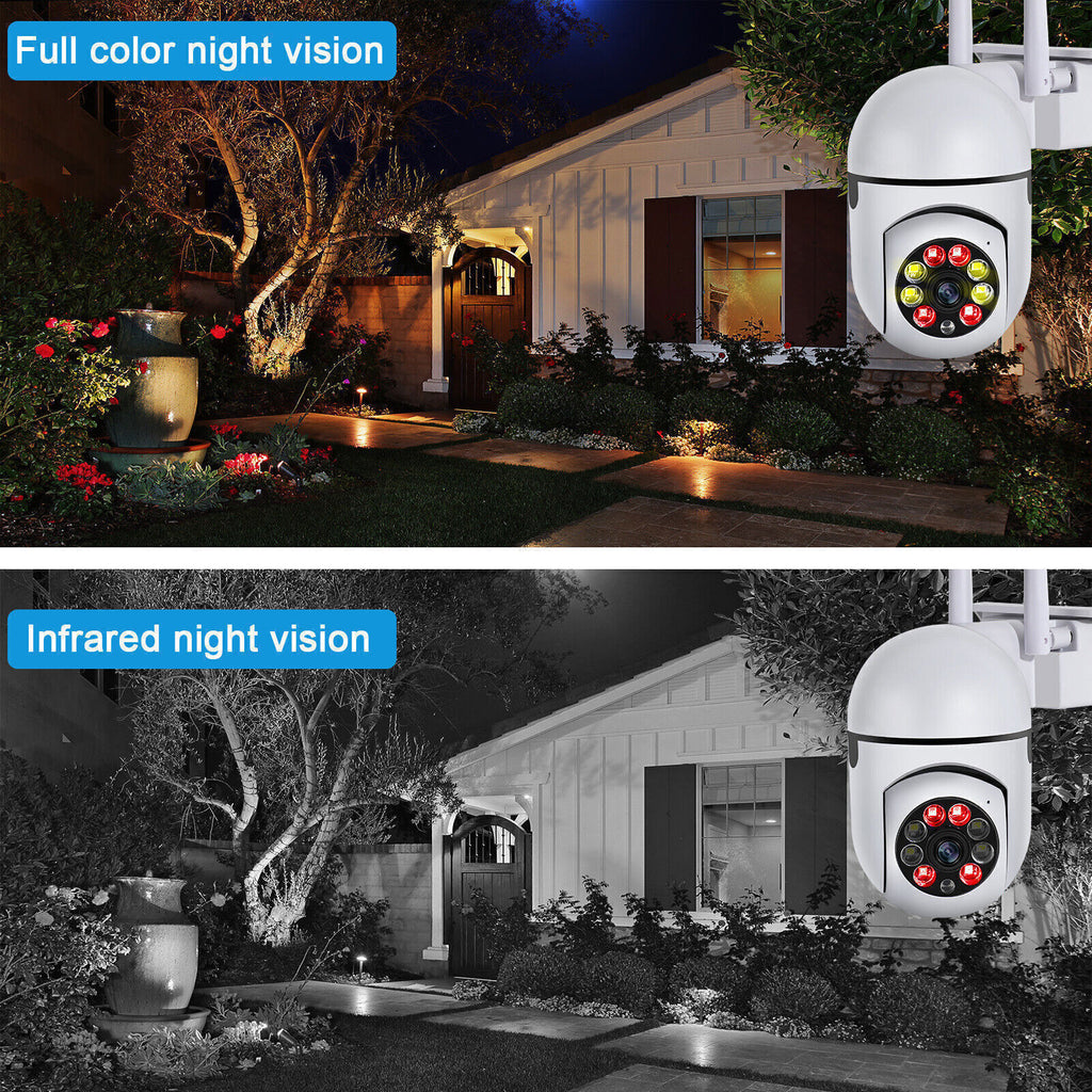 1080P WIFI IP Camera Wireless Outdoor CCTV HD PTZ Smart Home Security