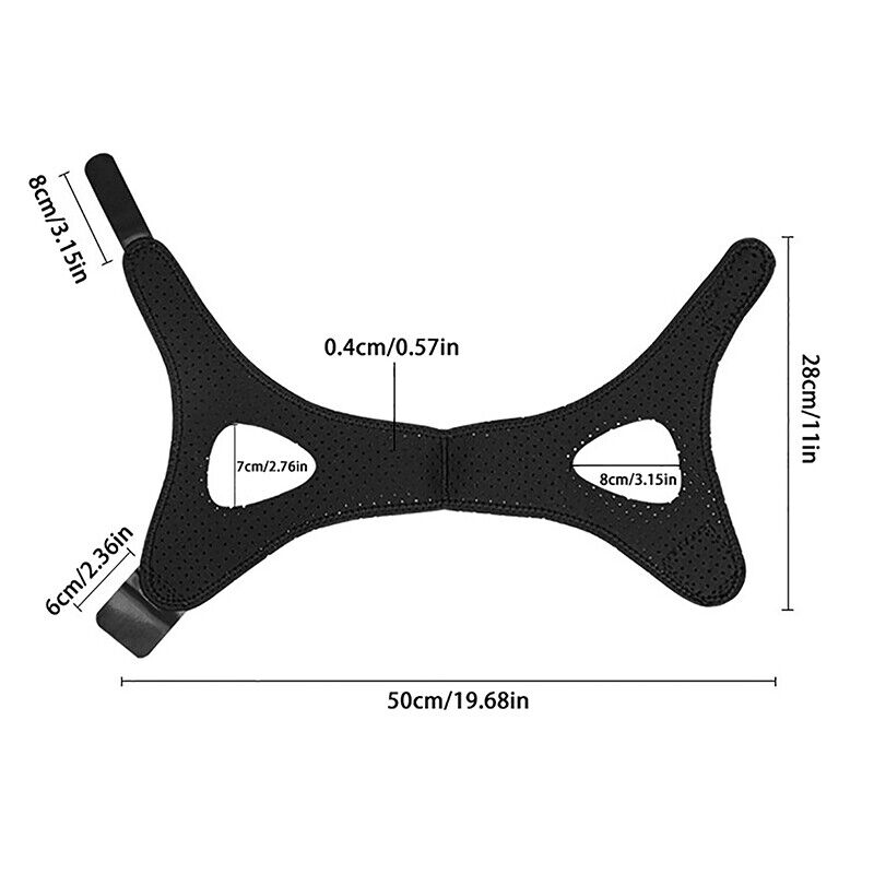 New 3D Neoprene Anti Snore Stop Snoring Chin Strap Belt Anti Apnea Jaw