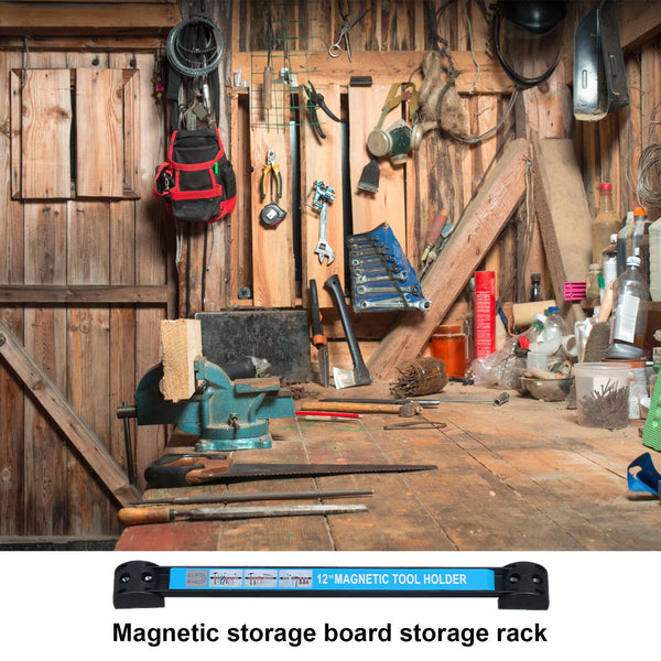12 Inches Magnetic Tool Holder Strip Heavy-Duty Super Strong Metal Mag ...