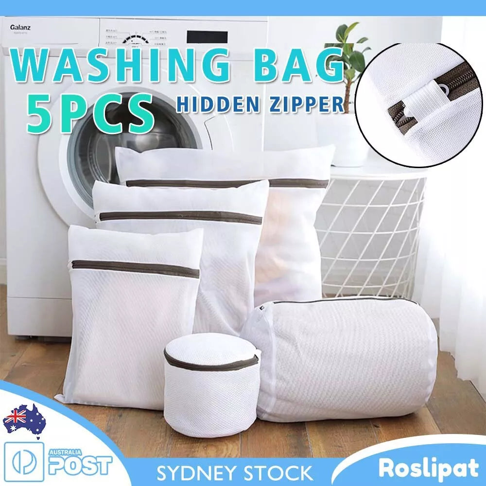 5PCS-set Washing Bag Pack Laundry Bags Lingerie Delicate clothes Wash