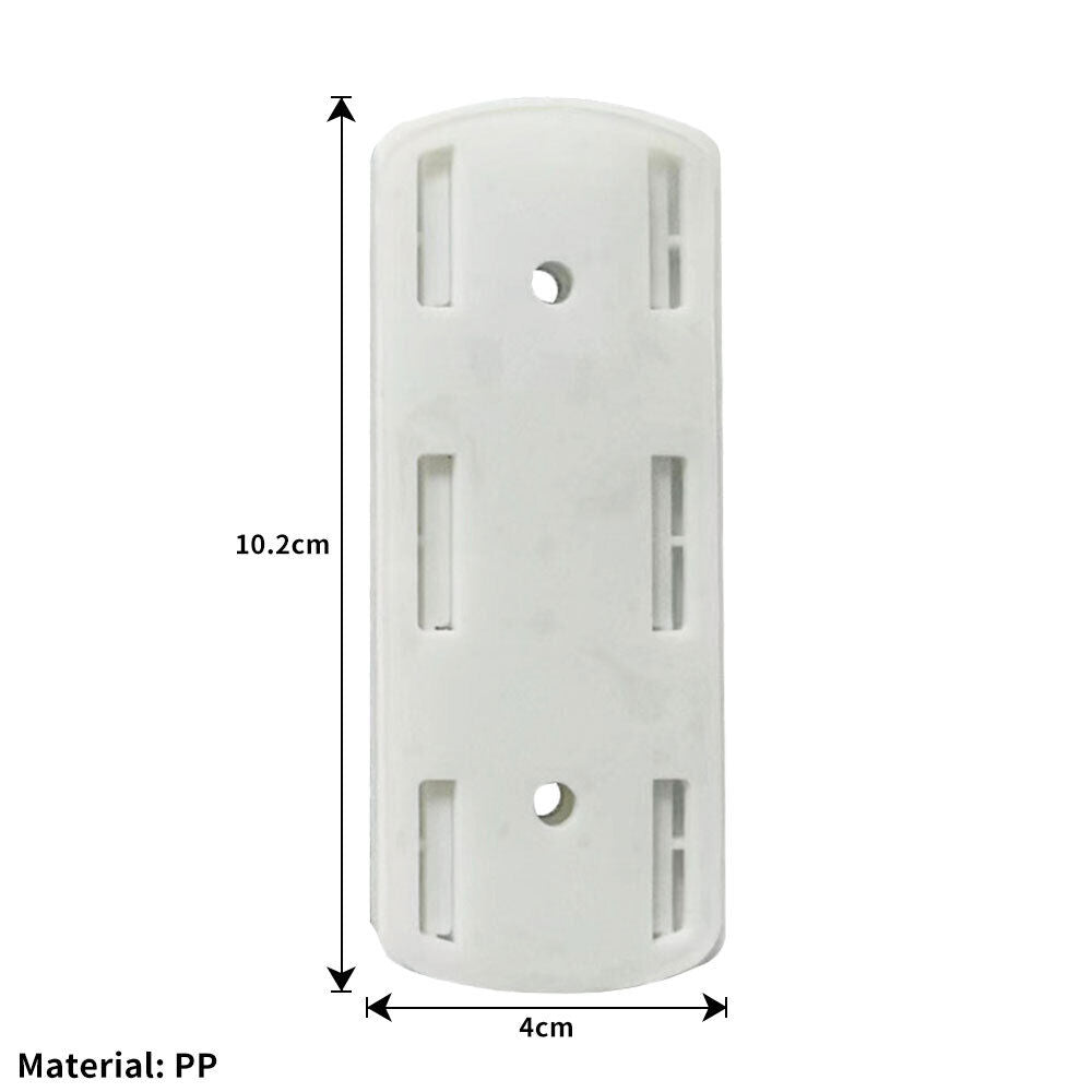 Punch Free Wall Mounted Power Strip Rack Power Board Holder Stick On M