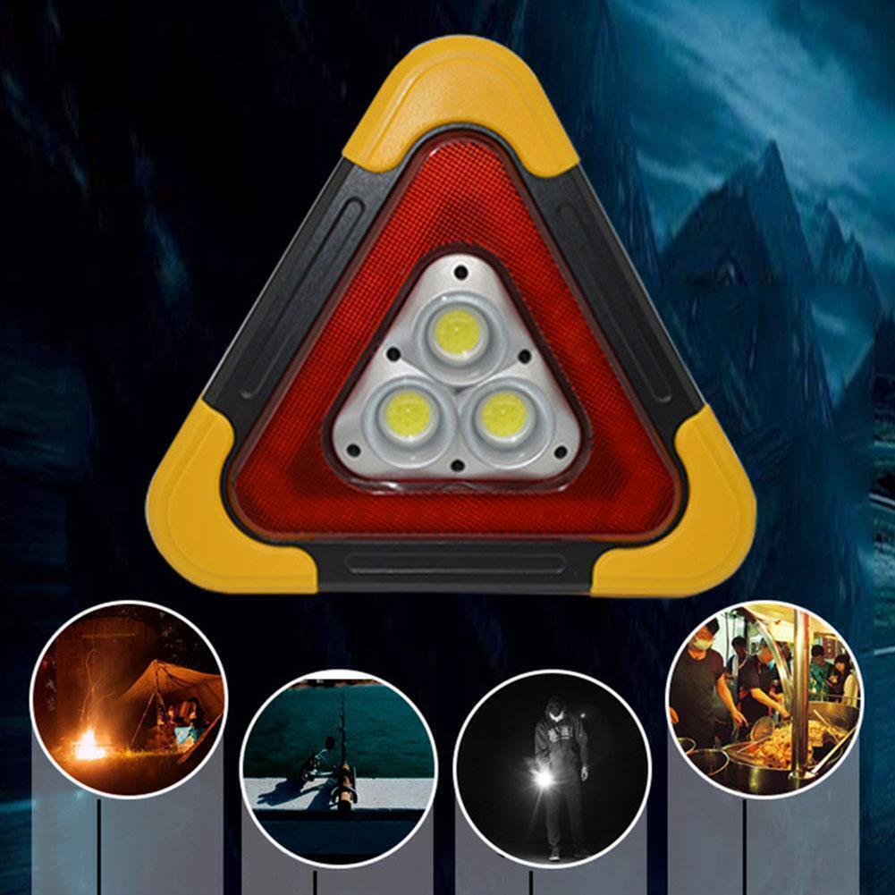 Triangle Flashing LED Work Light Car Road Emergency Lamp Safety Roadsi
