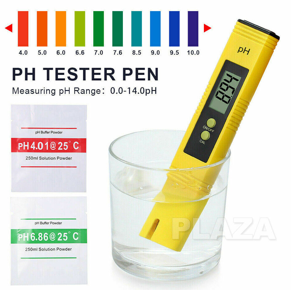 PH Meter Test Pen Digital Electric Portable Water Hydroponics Aquarium