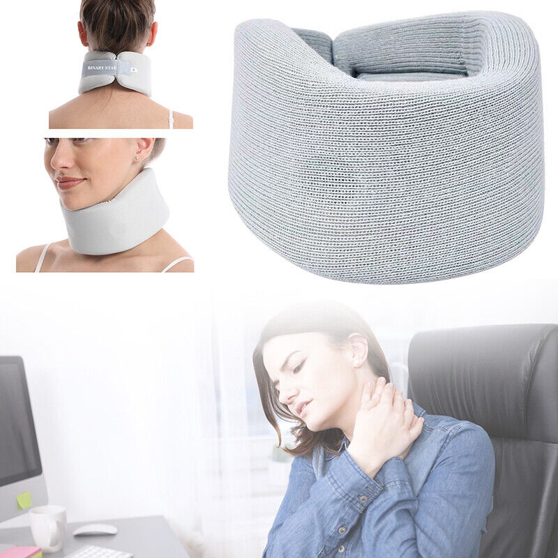 Soft Sponge Neck Support Pillowcase Cervical Collar Pain Traction Neck