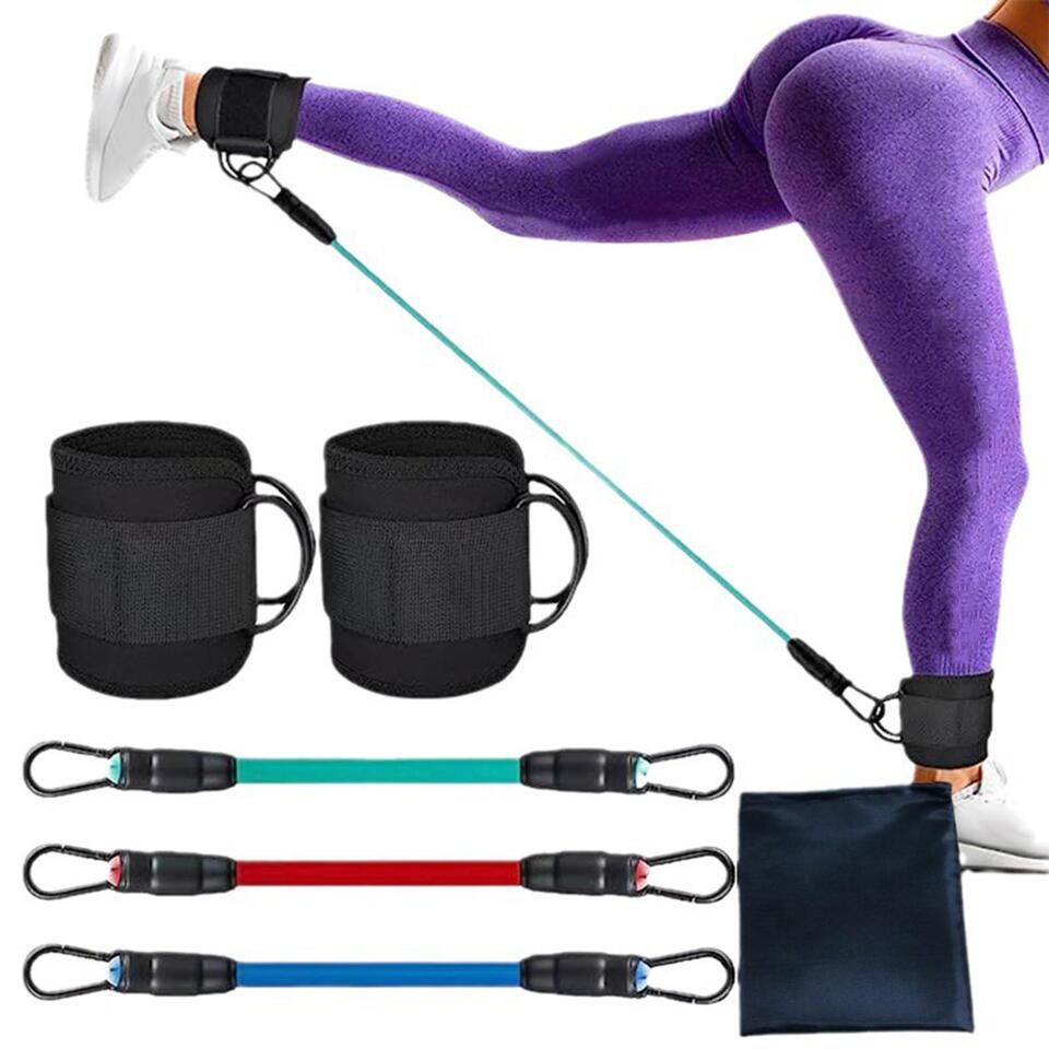 Ankle Resistance Bands with Cuffs Workout Resistance Bands for Kickbac