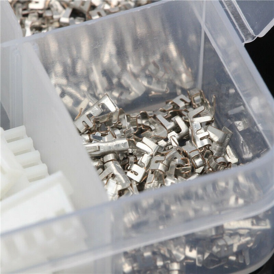 230pc JST-XH Kit 2/3/4/5Pin XH2.54mm Metric Pitch Terminal Header Conn