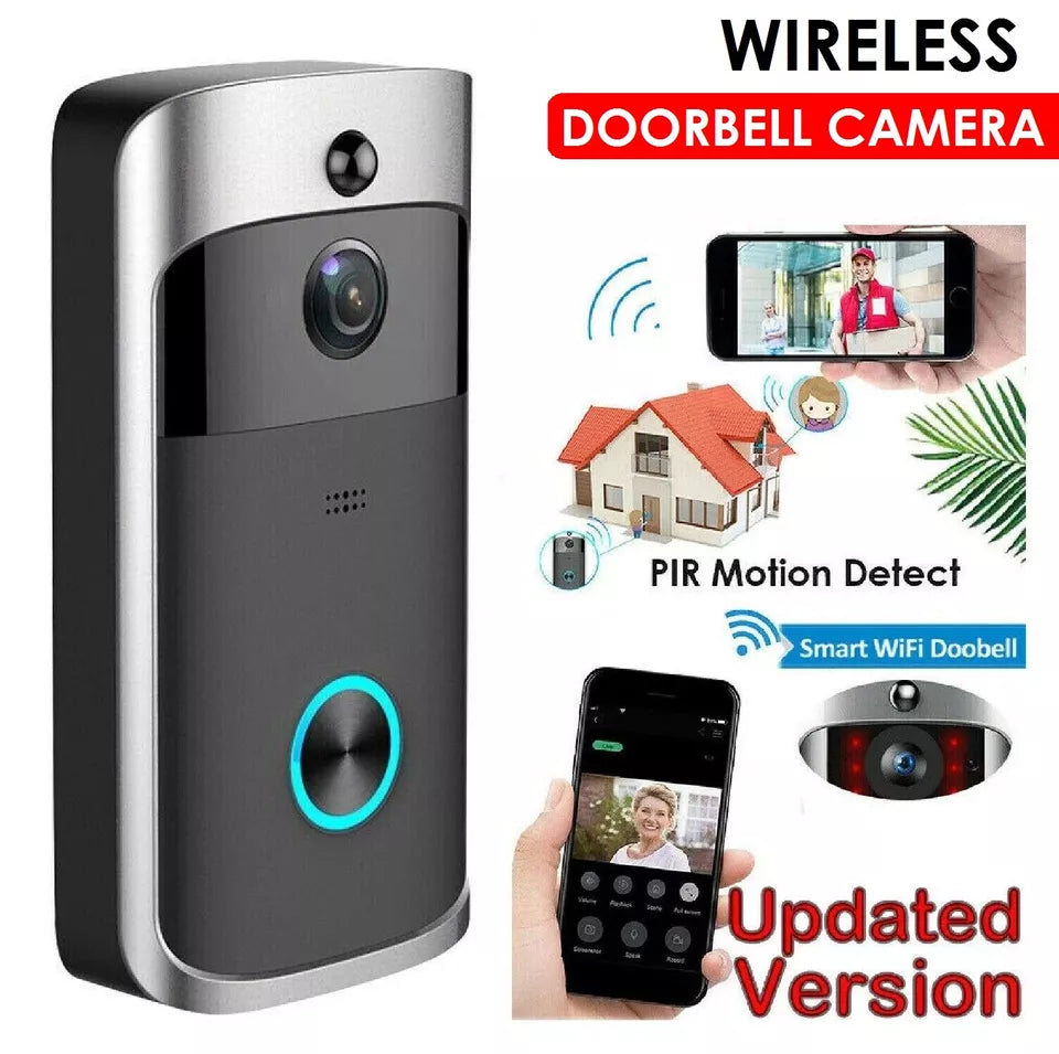 Smart WiFi Wireless Doorbell Video Door Bell Intercom Phone Security C