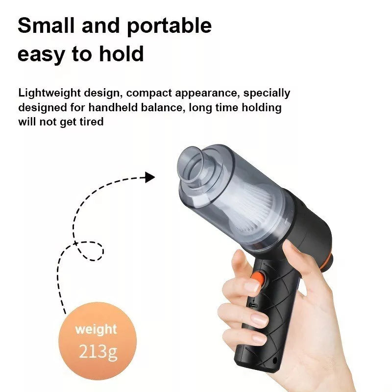 Pocket Vac Handheld Vacuum Compact Wireless Vacuum Cleaner for Home Ki