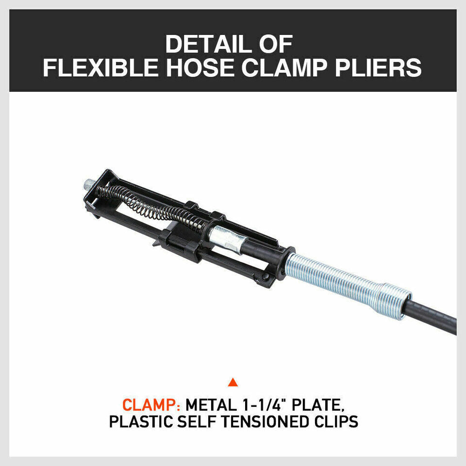 24" Hose Clamp Pliers Tool Flexible Extension Wire Clip Remove Tool Au