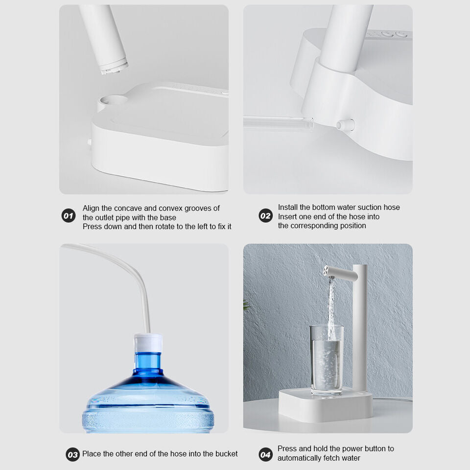 Smart Automatic Water Pump Portable Table Water Dispenser for Home Tab