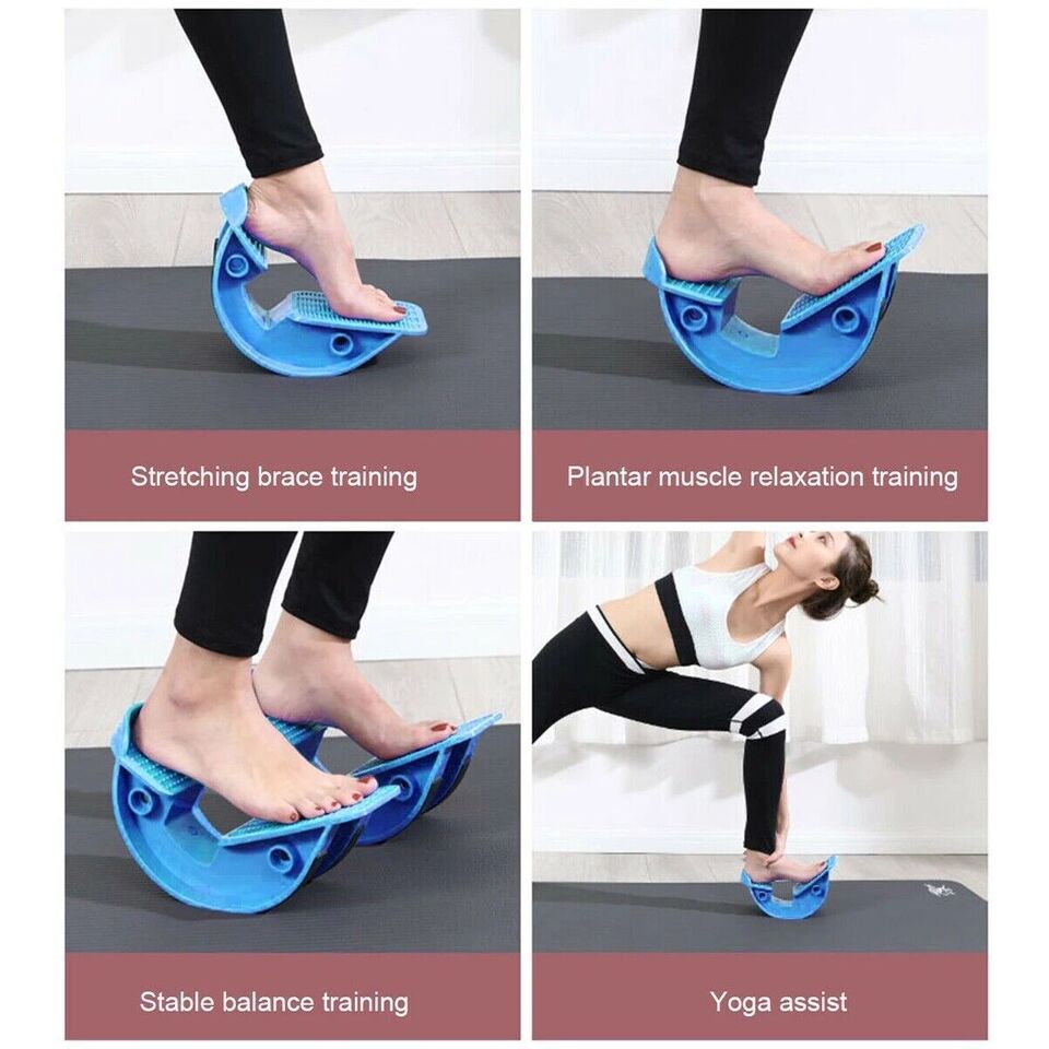 Fitness Ankle Pedal Stretch Board Stretcher Foot Rocker Calf Massage P