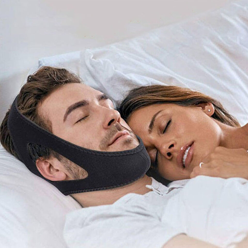 New 3D Neoprene Anti Snore Stop Snoring Chin Strap Belt Anti Apnea Jaw