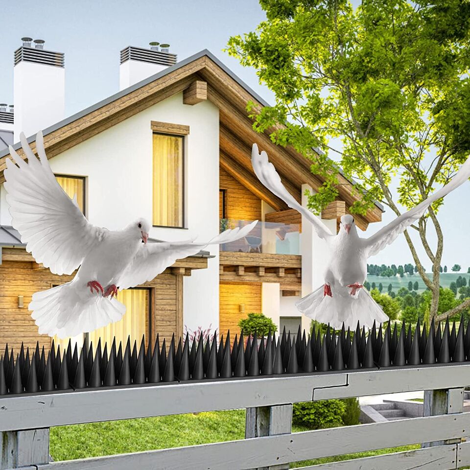 10X Bird Spikes Human Cat Possum Pest Mouse Control Spiked Fence Wall