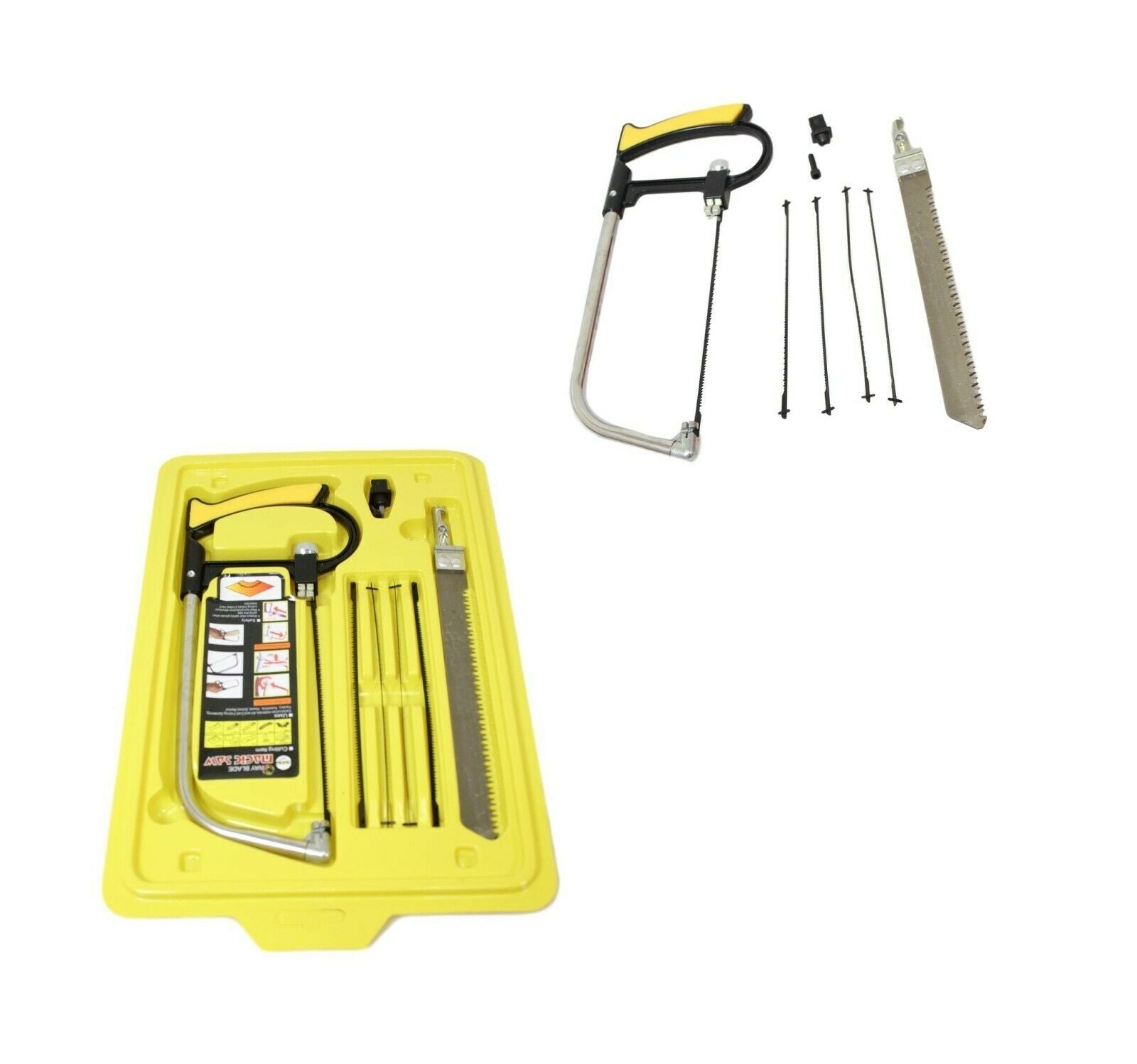 Magic Saw Set 3 Way Blade Cutting Tools DIY Builder Starter Kit Assort