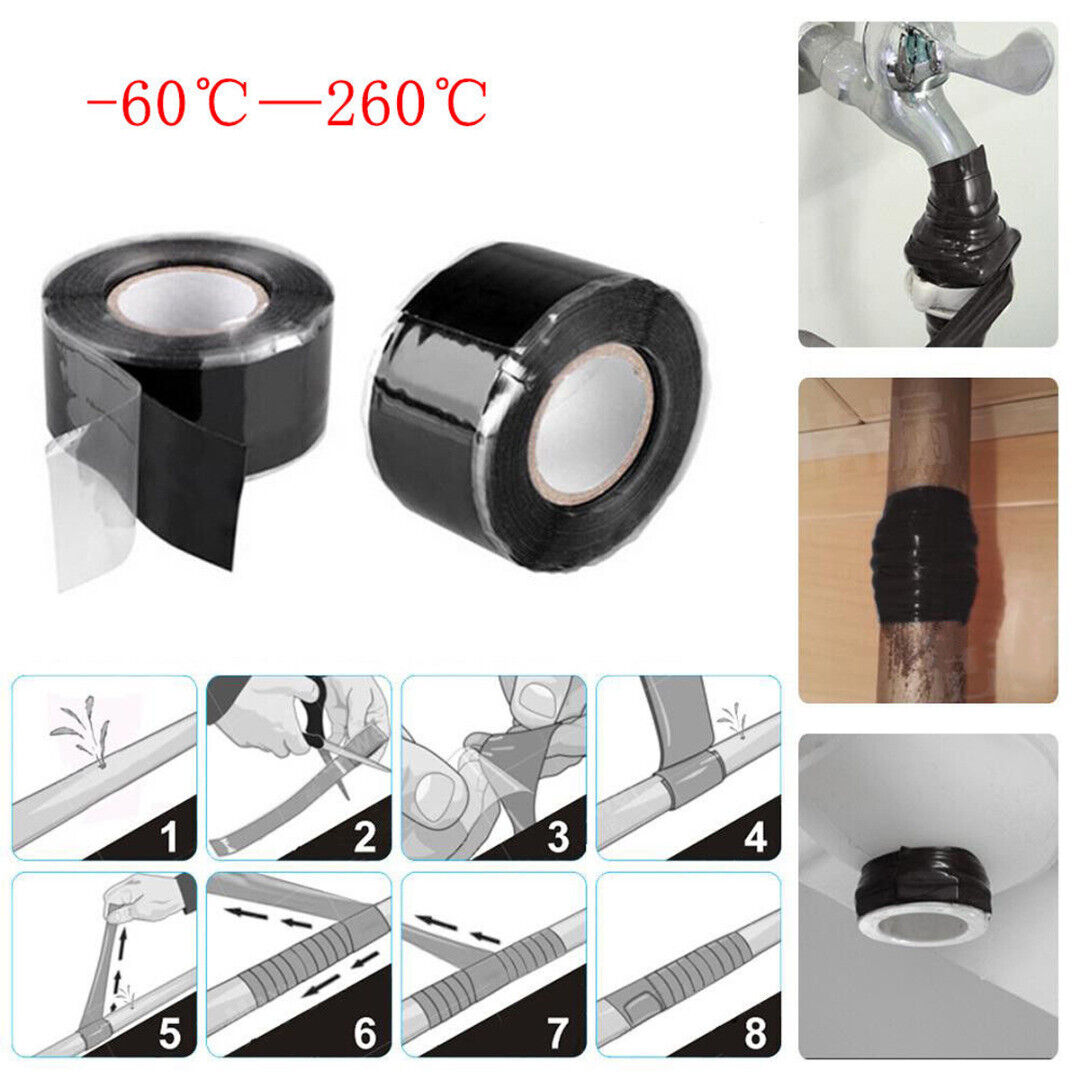 300*2.5CM Self Amalgamating Repair Tape Electrical Waterproof Sealing