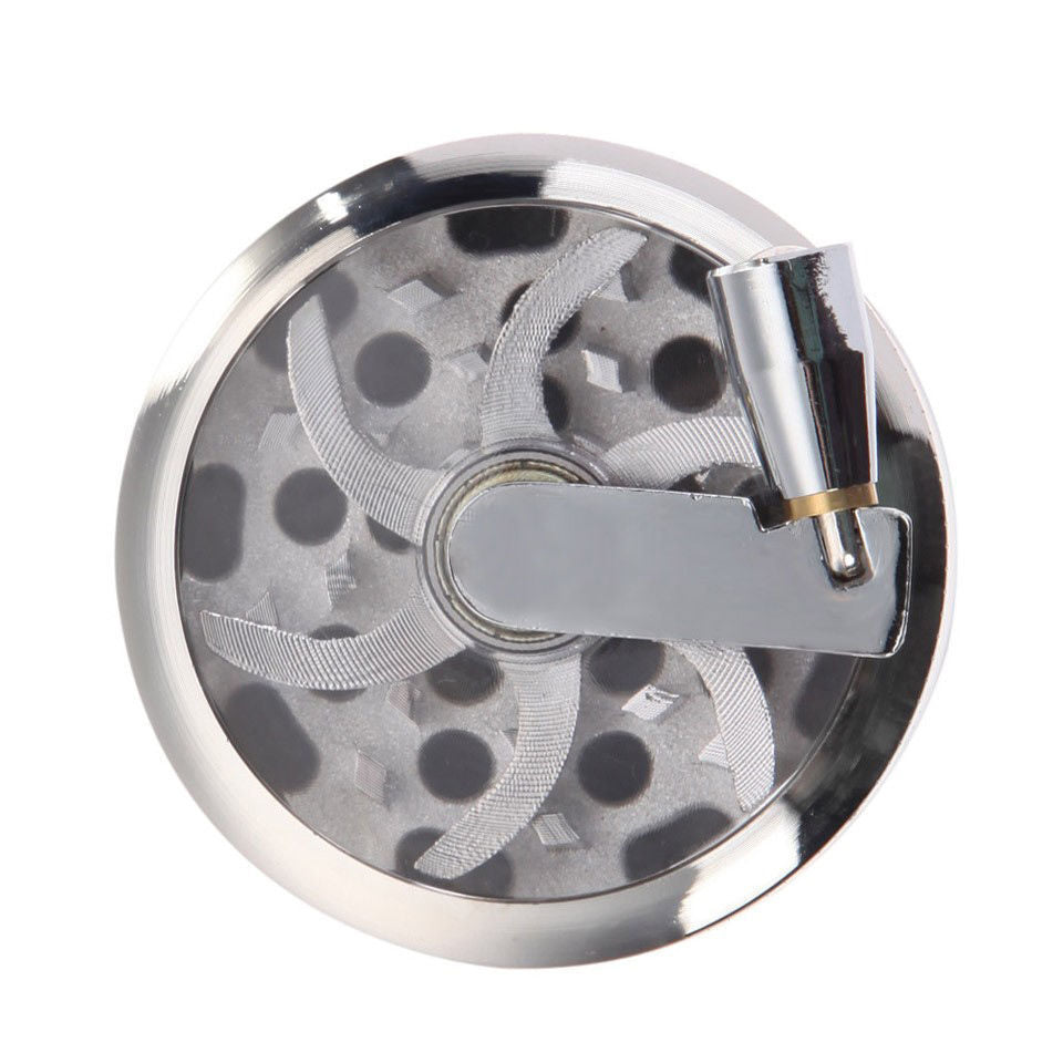 4-Layer Smoke Grinder Aluminum Herb Grinders Hand Crank Herbal Tobacco