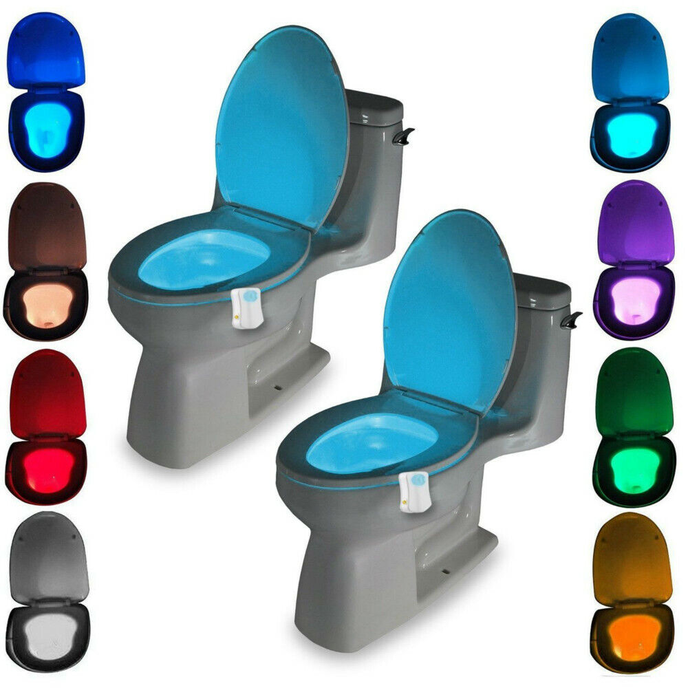 Advanced 8-Color Changing Motion Sensor Bathroom LED Toilet Night Ligh