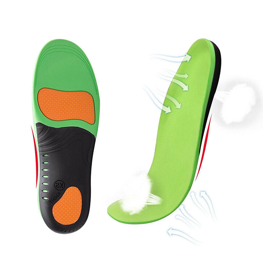 A Pair Orthotic Insoles Arch Support Flat Foot High Plantar Feet Fasci