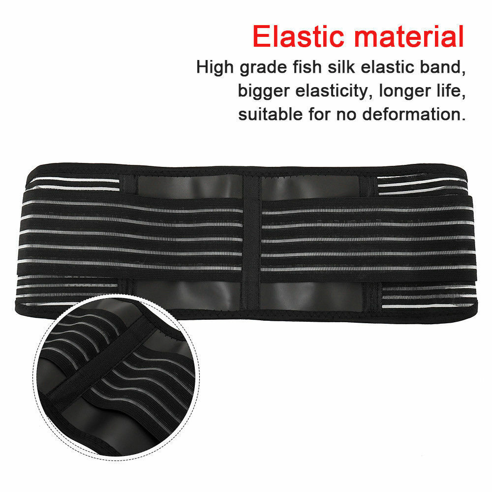 Lumbar & Lower Back Support Belt Brace Strap Pain Relief Posture Waist
