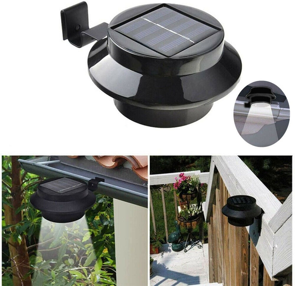 Automatic Sensor Solar Powered Security Fence LED Light – OzBuyItNow