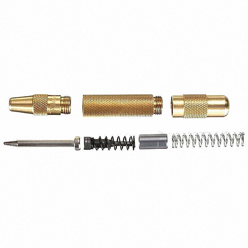130MM Heavy Duty Automatic Centre Punch Brass Bodied Spring Loaded Aut