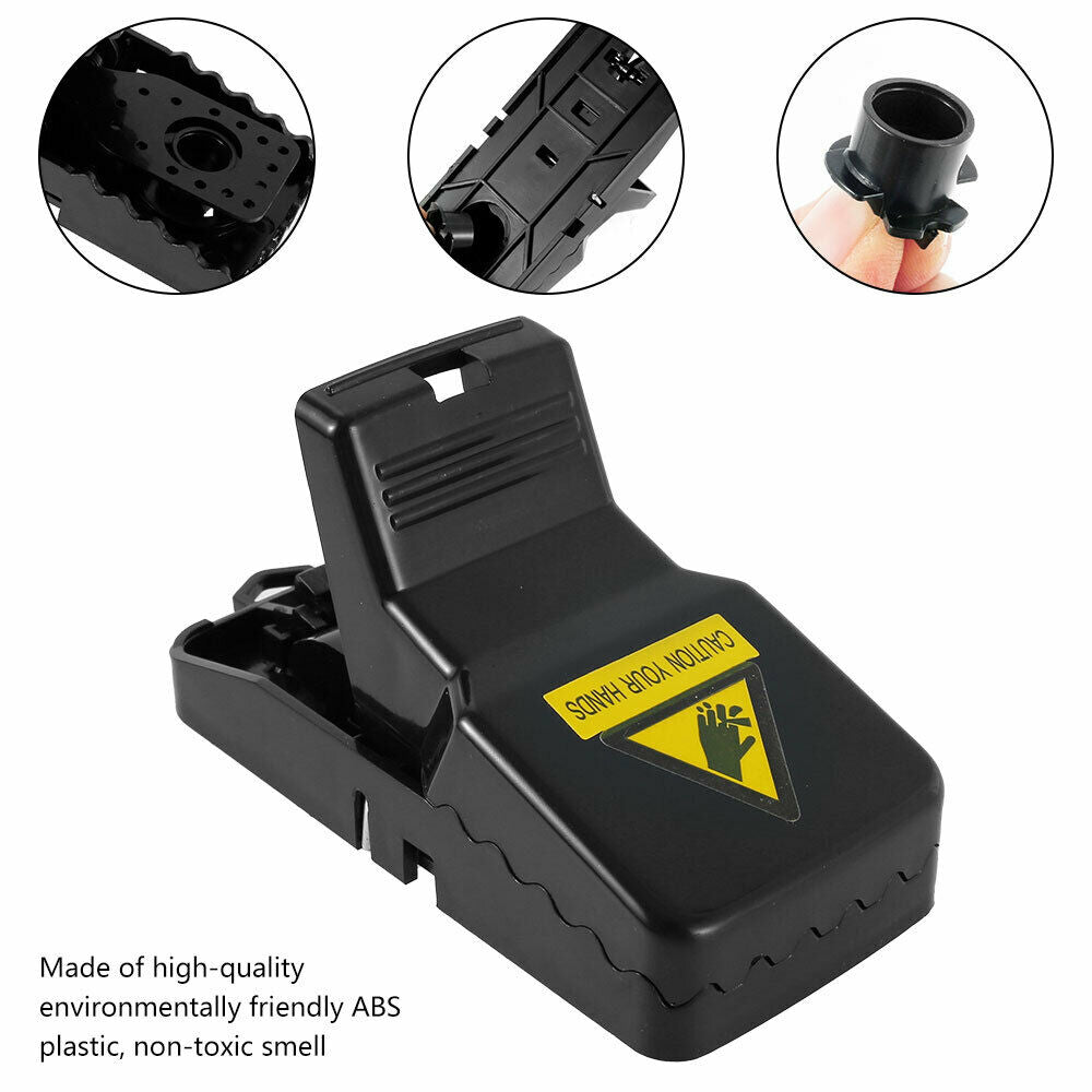 2PCS/6PCS/12PCS Plastic Mouse Traps Trap Reusable Mice Rat Snare Catch