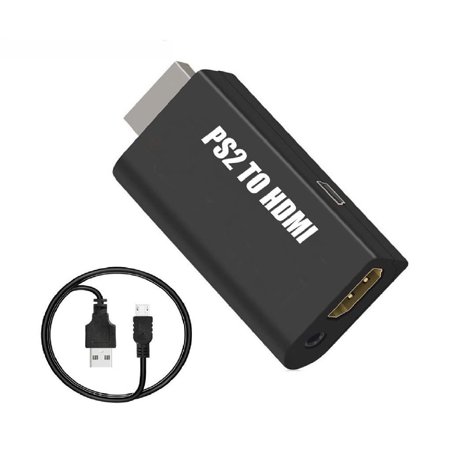 PS2 to HDMI Video Converter Composite AV to HDMI PlayStation 2 HD Adap